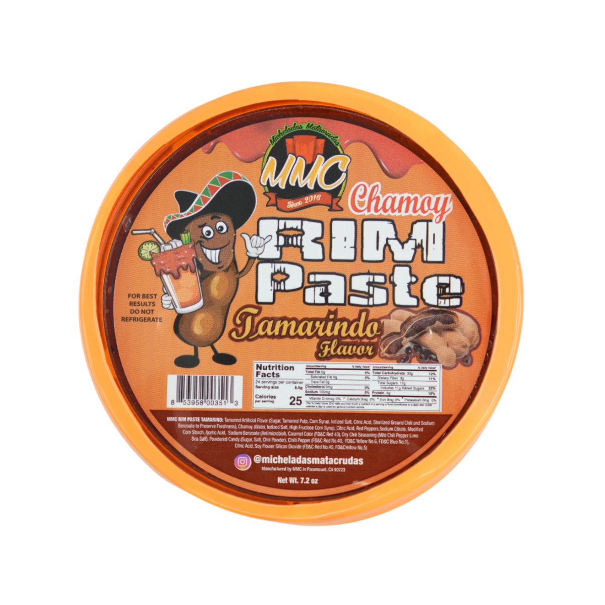 MMC Chamoy Rim Paste TAMARINDO – micheladamatacrudas
