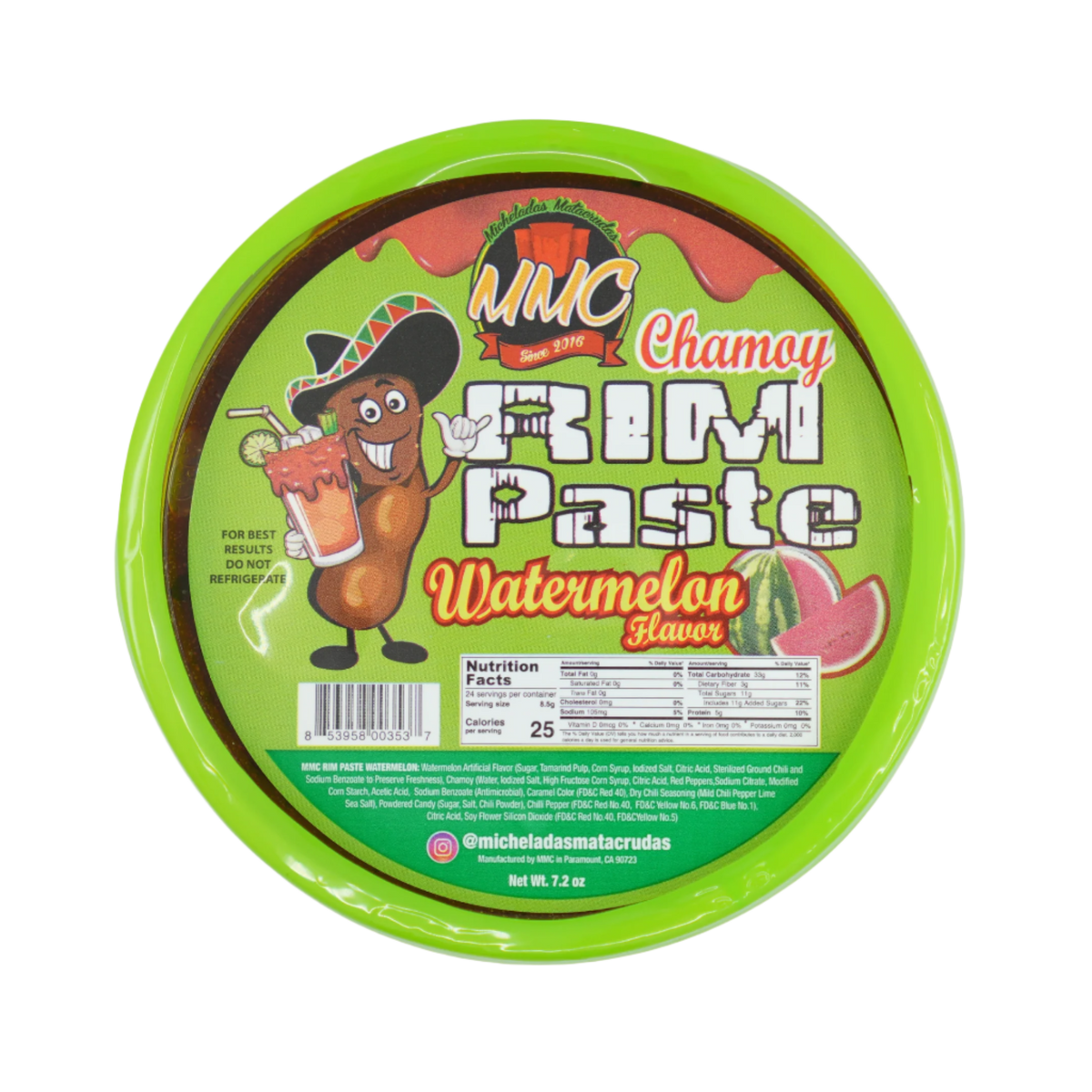 MMC Chamoy Rim Paste WATERMELON – micheladamatacrudas